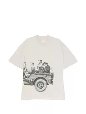 MELT Graphic-print T-shirt - Neutrals