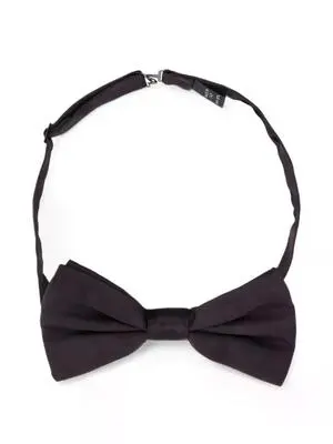 Dolce & Gabbana Polka-dot Jacquard Bow Tie - Black