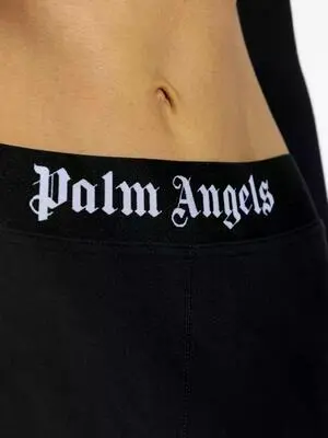 Palm Angels Logo-waistband Shorts