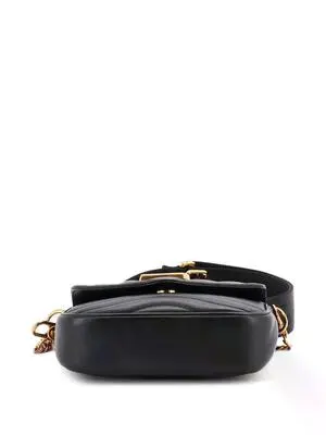 LOUIS VUITTON New Wave Multi Pochette Quilted Leather Crossbody Bag - Black