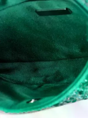 Prada Cleo Shoulder Bag Crystal Embellished Satin Small Crossbody Bag
