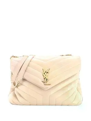Saint Laurent Loulou Matelasse Chevron Leather Medium Shoulder Bag