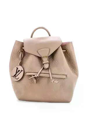 LOUIS VUITTON Montsouris Nm Monogram Empreinte Leather Pm Backpack