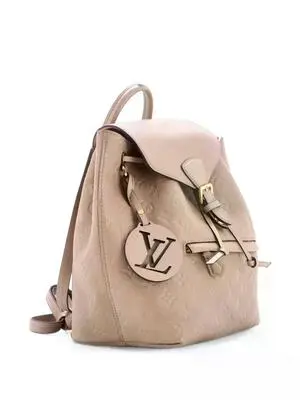 LOUIS VUITTON Montsouris Nm Monogram Empreinte Leather Pm Backpack