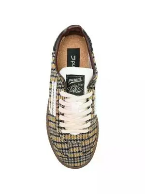 PURAAI Check-pattern Sneakers