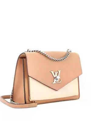 LOUIS VUITTON Mylockme Leather Bb Crossbody Bag - Neutrals