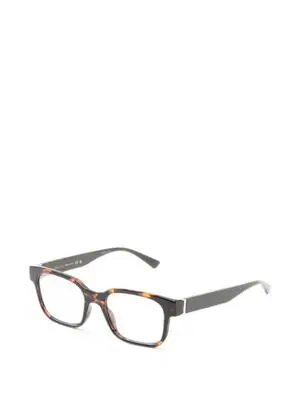 Gucci Tortoiseshell-effect Rectangle-frame Glasses