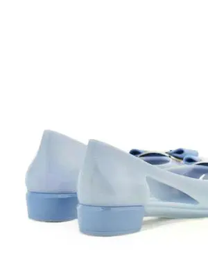 FERRAGAMO New Vara Plate Jelly Ballet Flat