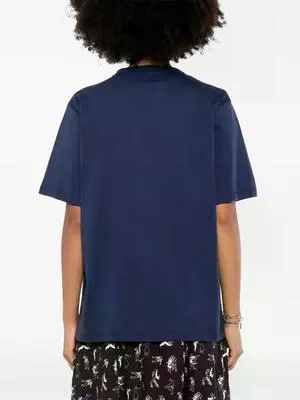 AGNES B. Heart-motif Cotton T-shirt