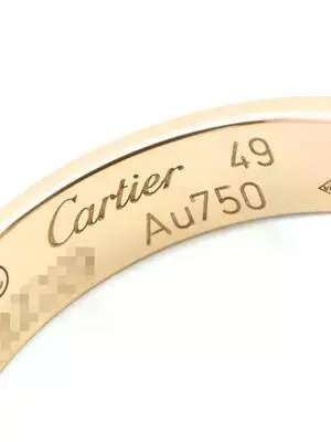 Cartier 18k Yellow Mini Love Ring - Gold