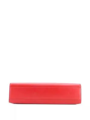 Saint Laurent Manhattan Leather Medium Shoulder Bag - Red
