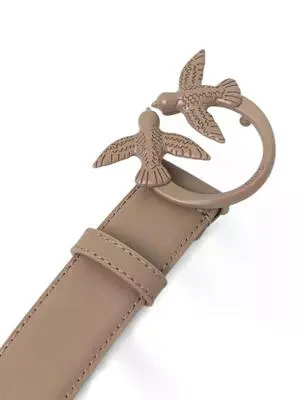 Pinko Colored-buckle Leather Belt