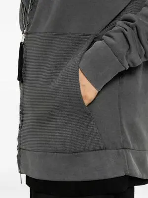 THOM KROM Panelled Zip-fastening Hoodie