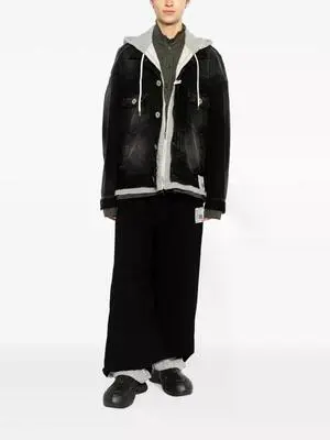 Mihara Yasuhiro Sweat Layered Wool Trousers