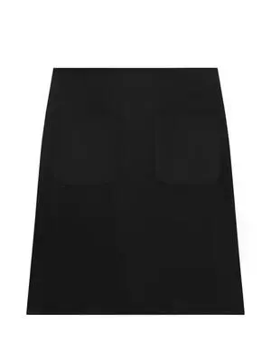 COURREGES Satin Pocket Detail Mini Skirt