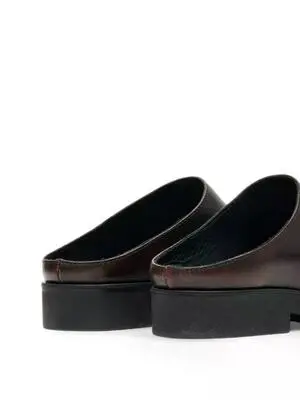 MAISON MARGIELA Round-toe Leather Mules