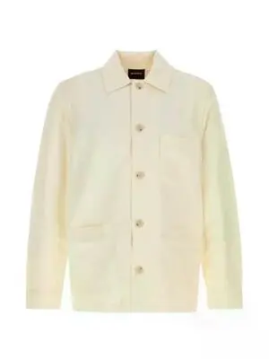 BOSS Relaxed-fit Overshirt In Solid Twill - Neutrals