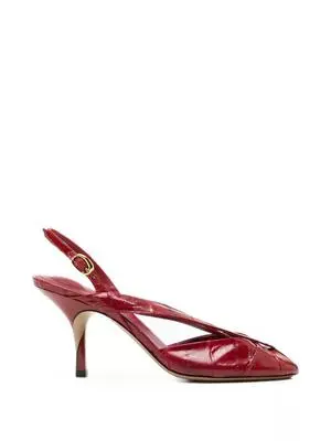 Jacquemus The Poisson Slingback Sandals - Red