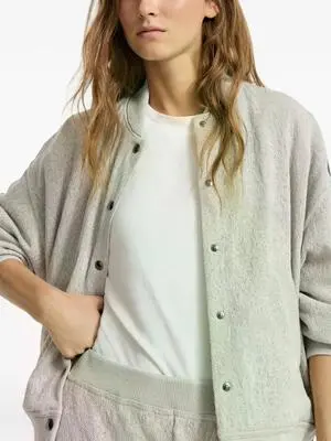 Brunello Cucinelli Lace Flowers Jersey Sweatshirt In Sparkling Virgin Wool And Cashmere With Monili