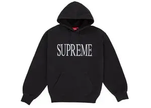 Supreme Capital Hooded Sweatshirt - Black