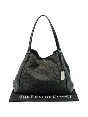COACH Edie Shoulder Bag - Black