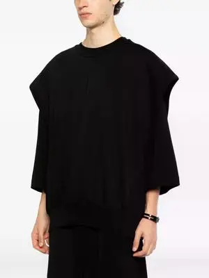 THOM KROM Sleeveless Panelled Sweatshirt