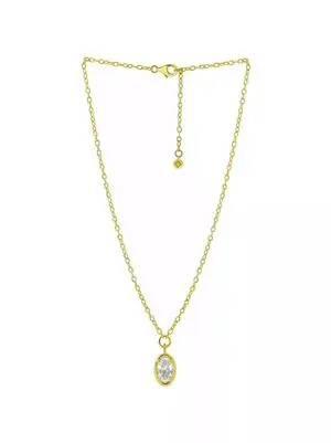 Sutra 18k Yellow Diamond Pendant Necklace - Gold