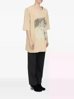 MAISON MARGIELA Horse Portrait T-shirt - Neutrals