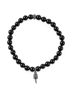 Chrome Hearts Dagger Beaded Bracelet - Black