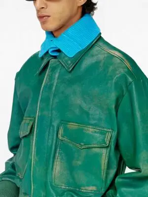 DIESEL® Jacket In Treated Leather
