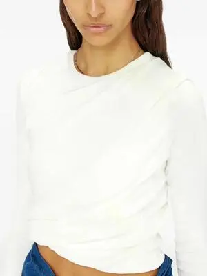 DIESEL® Long-sleeve Rucked Jersey Top