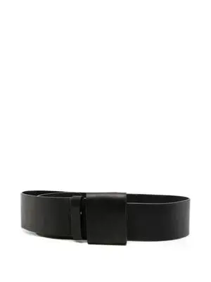 RUNDHOLZ Wide-strap Leather Belt
