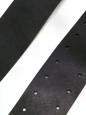 RUNDHOLZ Wide-strap Leather Belt