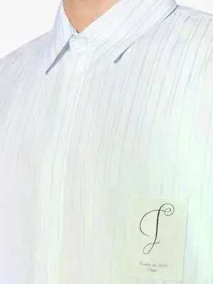 Jacquemus The Simon Logo-patch Striped Shirt