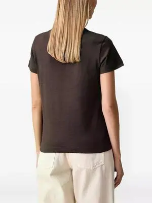 Pinko Love Birds-logo Cotton T-shirt