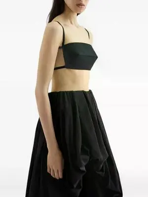 JIL SANDER Silk Faille Top