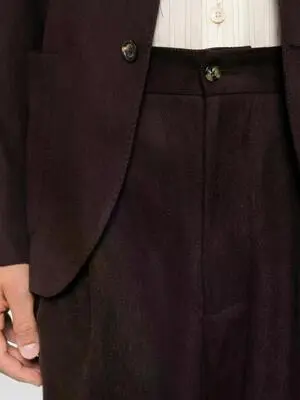 Eleventy Pleated-front Tailored Trousers