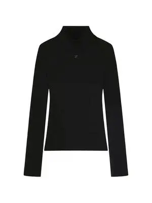 COURREGES Milano Knit Logo-patch Sweater
