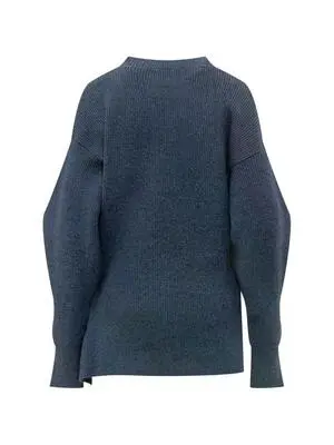 Givenchy Asymmetric Ribbed-knit Sweater