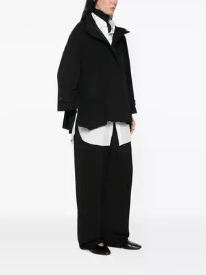 Tagliatore Button-cuff Flared Jacket