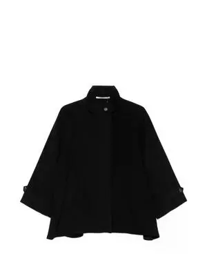 Tagliatore Button-cuff Flared Jacket - Black