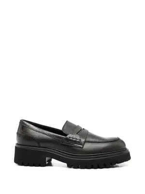 GUGLIELMO ROTTA Leather Loafers - Black