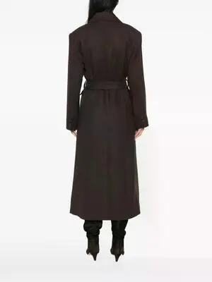 GESTUZ Double-breasted Belted Coat