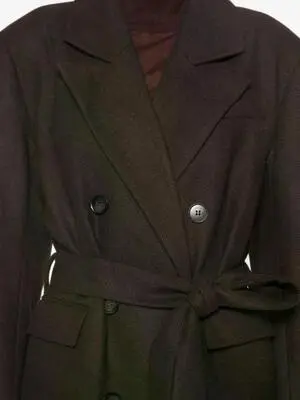 GESTUZ Double-breasted Belted Coat