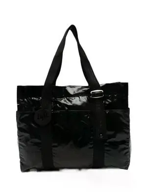 JACK GOMME Glossy-finish Tote Bag - Black