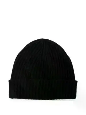 Isabel Benenato Ribbed-knit Spike-detail Beanie Hat