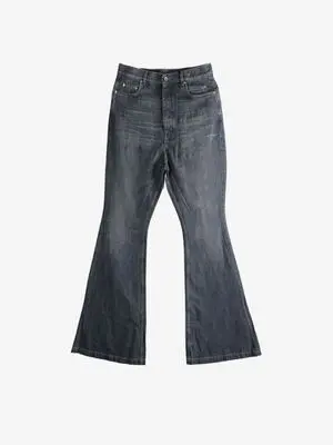 Rick Owens Denim Bolan Bootcut Pants