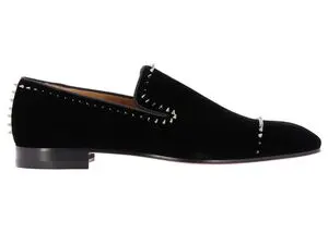 CHRISTIAN LOUBOUTIN Chrsitian Dandeton Flat Velvet