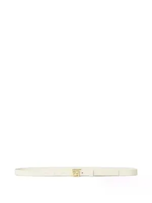 Fendi FENDI O'Lock Leather Belt Neutrals