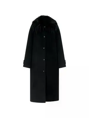 Loulou De Saison Yrsa Detachable Faux-fur Collar Coat